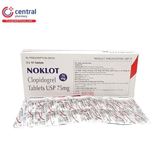 [CHÍNH HÃNG] Thuốc Noklot 75mg - Phòng ngừa tai biến