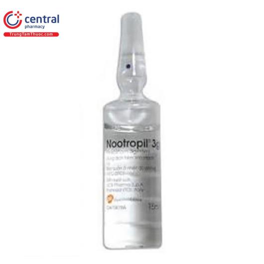 [CHÍNH HÃNG] Thuốc Nootropil 3g/15ml điều trị triệu chứng chóng mặt