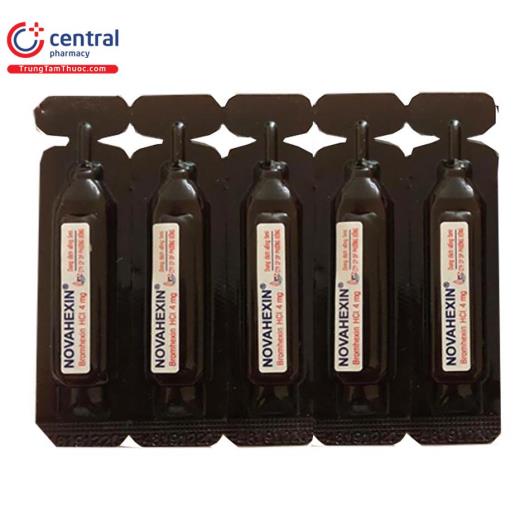 [CHÍNH HÃNG] Thuốc Novahexin 5ml - Long đờm, thông thoáng đường thở