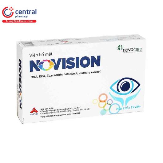 Thuốc Novision - Giữ cho đôi mắt luôn sáng và khỏe mạnh