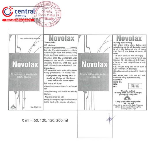 [CHÍNH HÃNG] Novolax hỗ trợ điều trị các bệnh đường tiêu hóa