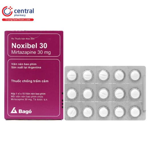 [CHÍNH HÃNG] Thuốc Noxibel 30- Thuốc điều trị các đợt trầm cảm nặng