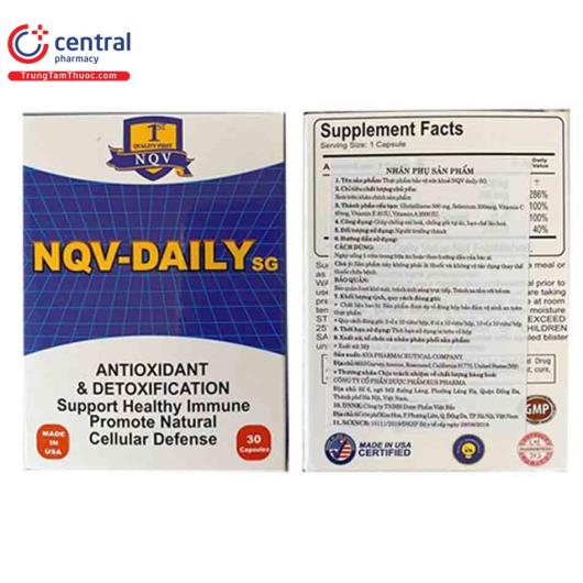 Thuốc NQV-DAILY SG: cung cấp vitamin và khoáng chất cho cơ thể