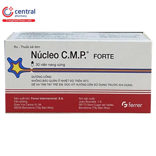 Thuốc Nucleo C.M.P Forte (viên): công dụng, liều dùng, chống chỉ định