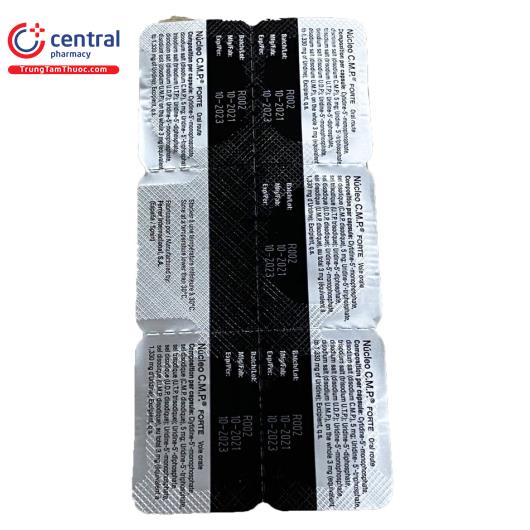 Thuốc Nucleo C.M.P Forte (viên): công dụng, liều dùng, chống chỉ định