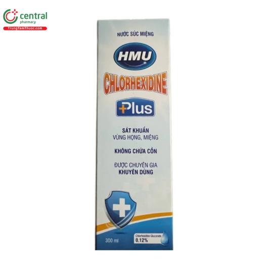 Nước súc miệng HMU Chlorhexidine Plus - Sát khuẩn, vệ sinh răng miệng