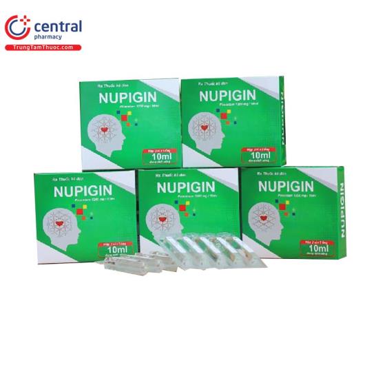 [CHÍNH HÃNG] Thuốc Nupigin (hộp 10 ống) - Tăng cường tuần hoàn não