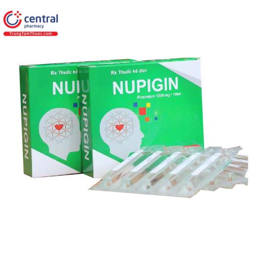 [CHÍNH HÃNG] Thuốc Nupigin (hộp 10 ống) - Tăng cường tuần hoàn não