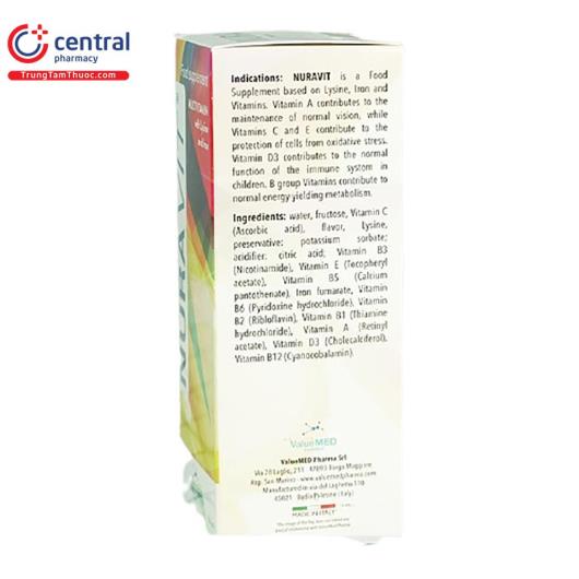 [CHÍNH HÃNG] Thuốc Nuravit bổ sung các vitamin cần thiết cho cơ thể