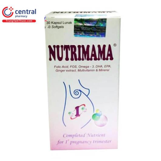 [CHÍNH HÃNG] Thuốc Nutrimama 1 bổ sung dinh dưỡng cho bà bầu