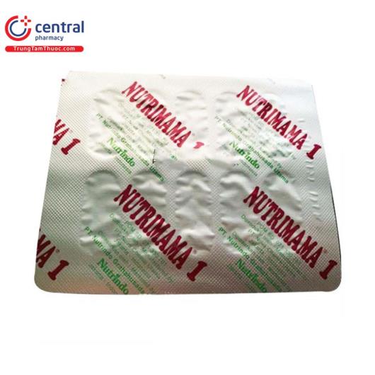 [CHÍNH HÃNG] Thuốc Nutrimama 1 bổ sung dinh dưỡng cho bà bầu
