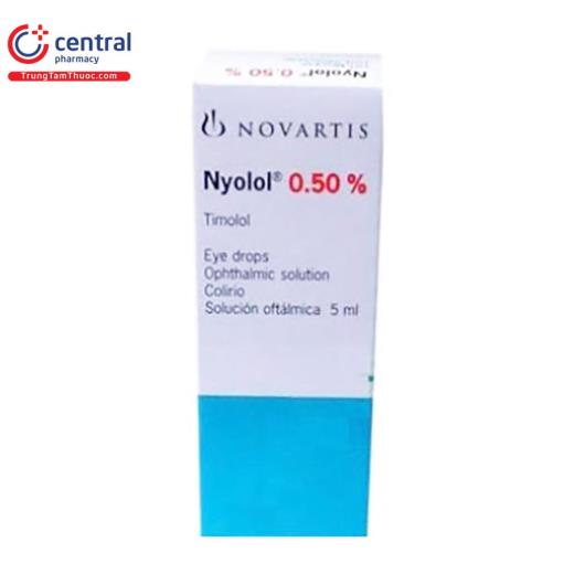 Thuốc Nyolol 0.50%: Tác dụng, liều dùng, chống chỉ định