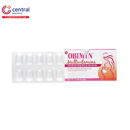[CHÍNH HÃNG]Thuốc Obimin Multivitamins bổ sung vitamin cho mẹ bầu