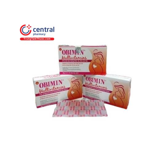 [CHÍNH HÃNG]Thuốc Obimin Multivitamins bổ sung vitamin cho mẹ bầu
