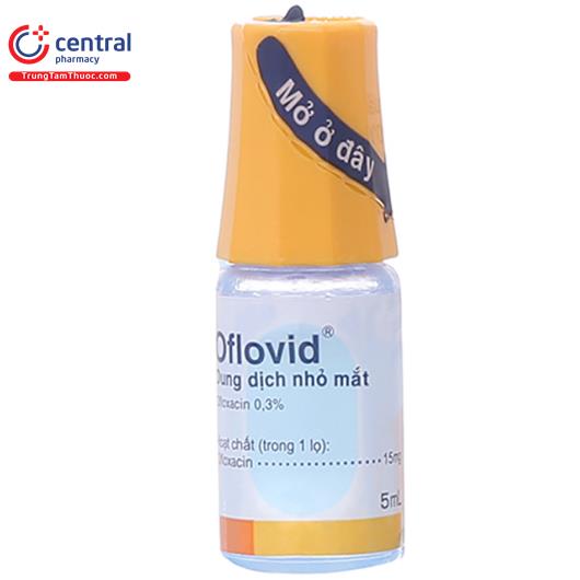 Thuốc nhỏ mắt Oflovid 0,3% điều trị viêm bờ mi, viêm kết mạc