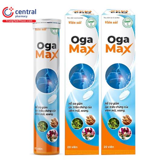 [CHÍNH HÃNG] Viên sủi Oga-max hỗ trợ thông mũi cho người viêm xoang