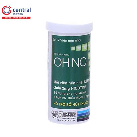 [CHÍNH HÃNG] Thuốc OHNO - viên nén nhai hỗ trợ cai nghiện thuốc lá