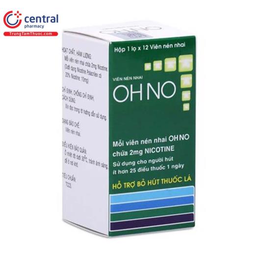 [CHÍNH HÃNG] Thuốc OHNO - viên nén nhai hỗ trợ cai nghiện thuốc lá