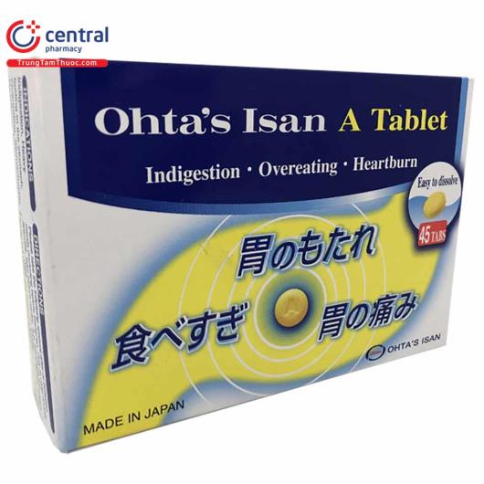 Thuốc Ohta's Isan A Tablet - chữa đau dạ dày: tác dụng và cách dùng