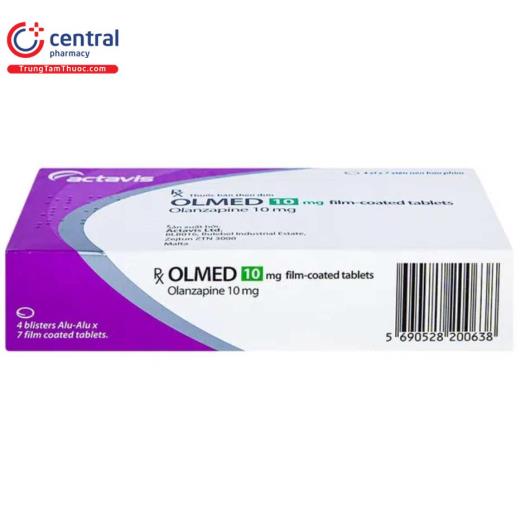 [CHÍNH HÃNG] Thuốc Olmed 10mg - Thuốc điều trị tâm thần phân liệt