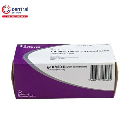 [CHÍNH HÃNG] Thuốc Olmed 5mg - Điều trị tâm thần phân liệt