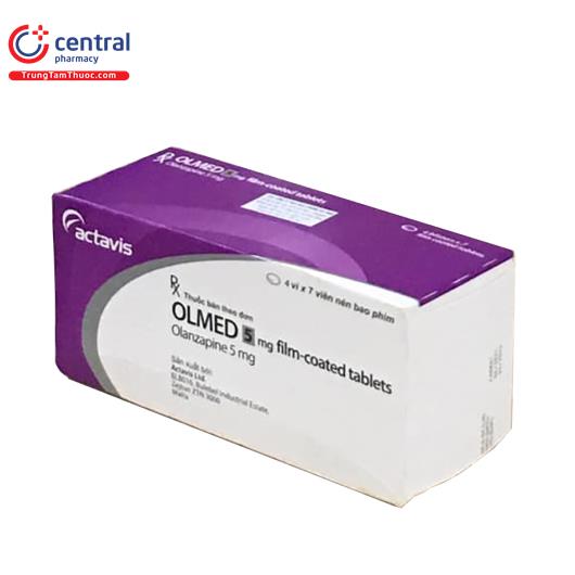 [CHÍNH HÃNG] Thuốc Olmed 5mg - Điều trị tâm thần phân liệt