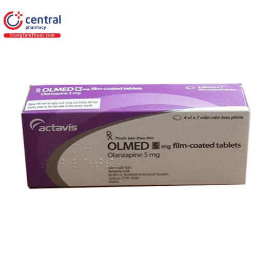 [CHÍNH HÃNG] Thuốc Olmed 5mg - Điều trị tâm thần phân liệt