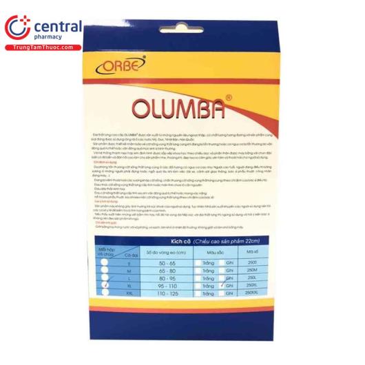 [CHÍNH HÃNG] Đai thắt lưng Olumba - Bảo vệ cột sống hiệu quả