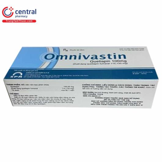 [CHÍNH HÃNG] Thuốc Omnivastin 100mg-giải pháp đầu tay chống loạn thần