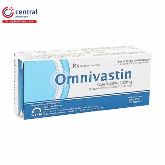 [CHÍNH HÃNG] Thuốc Omnivastin 100mg-giải pháp đầu tay chống loạn thần
