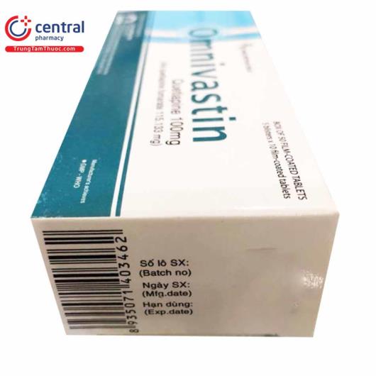 [CHÍNH HÃNG] Thuốc Omnivastin 100mg-giải pháp đầu tay chống loạn thần