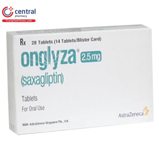 Thuốc Onglyza 2.5mg - thuốc điều trị tiểu đường: chỉ định, cách dùng