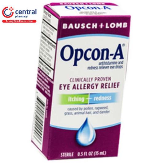 Thuốc Opcon - A 15ml - Thuốc điều trị các bệnh về mắt, tai, mũi họng