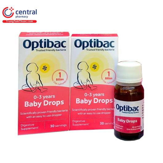 [CHÍNH HÃNG] Thuốc Optibac Baby Drops Probiotics đề kháng tốt cho bé