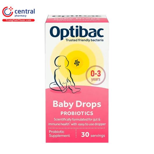 [CHÍNH HÃNG] Thuốc Optibac Baby Drops Probiotics đề kháng tốt cho bé