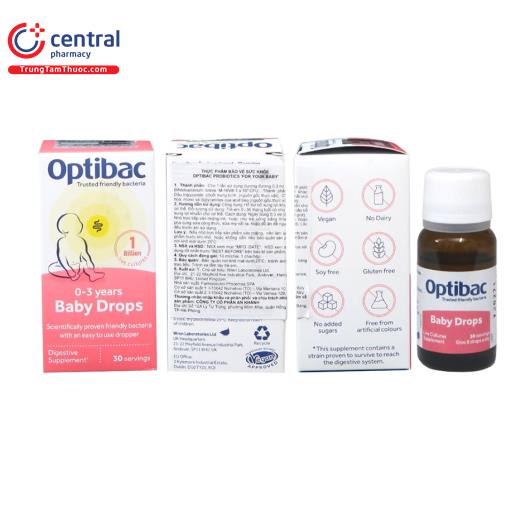 [CHÍNH HÃNG] Thuốc Optibac Baby Drops Probiotics đề kháng tốt cho bé