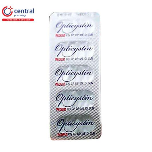 Thuốc Opticystin: tác dụng, đối tượng sử dụng, giá bán