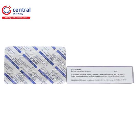Thuốc Optipan 50mg (hộp) - Thuốc điều trị các bệnh xương khớp