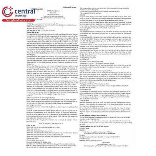 Thuốc Optipan 50mg (hộp) - Thuốc điều trị các bệnh xương khớp