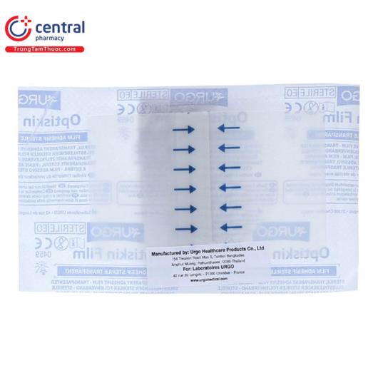 Băng vô trùng trong suốt không thấm nước Optiskin Film 120mm x 90mm