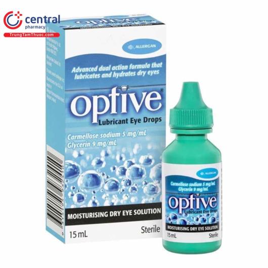 [CHÍNH HÃNG] Thuốc Optive 15ml: Nước mắt nhân tạo chống kích ứng