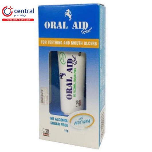 [CHÍNH HÃNG] Thuốc Oral Aid Gel làm lành, giảm đau các vết loét miệng