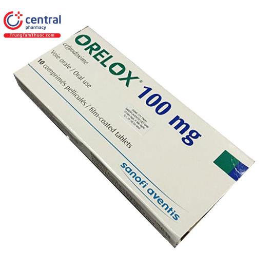 Thuốc Orelox 100mg: công dụng, cách dùng, chống chỉ định