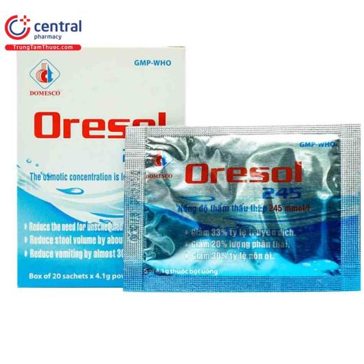 [CHÍNH HÃNG] Dung dịch bù nước và điện giải Oresol 245 Domesco