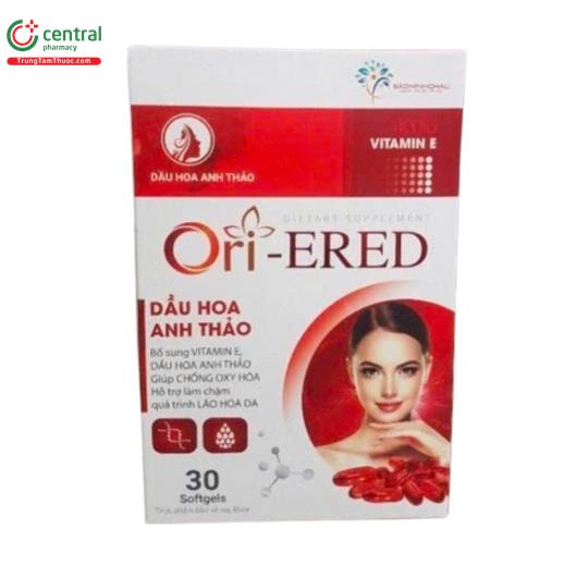 Thuốc Ori-Ered giúp chống oxy hóa, hỗ trợ chậm quá trình lão hóa da