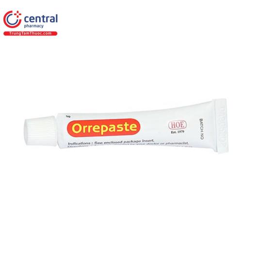 Thuốc Orrepaste 5g - Thuốc bôi nhiệt miệng: cách dùng và giá bán