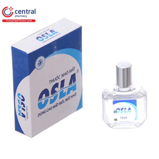 [CHÍNH HÃNG] Thuốc Osla 15ml - Thuốc nhỏ mắt, làm sạch mắt