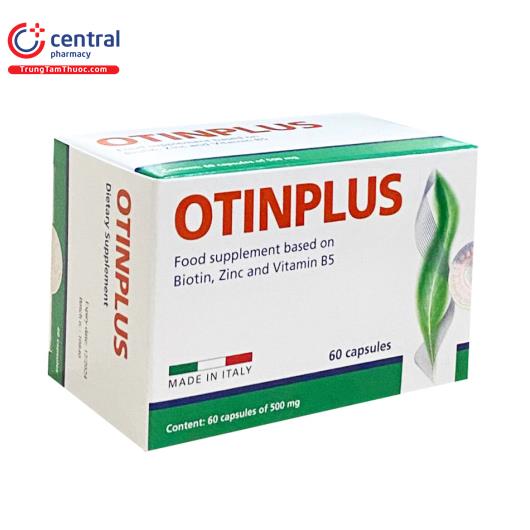 Thuốc Otinplus bổ sung Vitamin B5, Kẽm và Biotin: liều dùng, giá bán