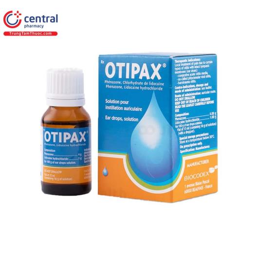 [CHÍNH HÃNG] Thuốc nhỏ tai Otipax: hướng dẫn sử dụng, giá bán