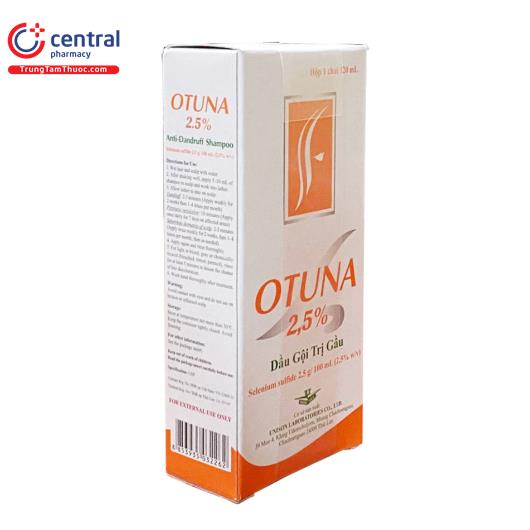 [CHÍNH HÃNG] Dầu gội Otuna 2.5% điều trị và phòng ngừa nấm da đầu
